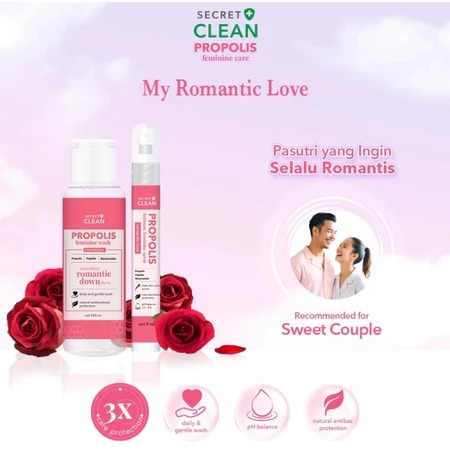 Jual MFI - Secret Clean Propolis Feminine Romantic Love Series ...