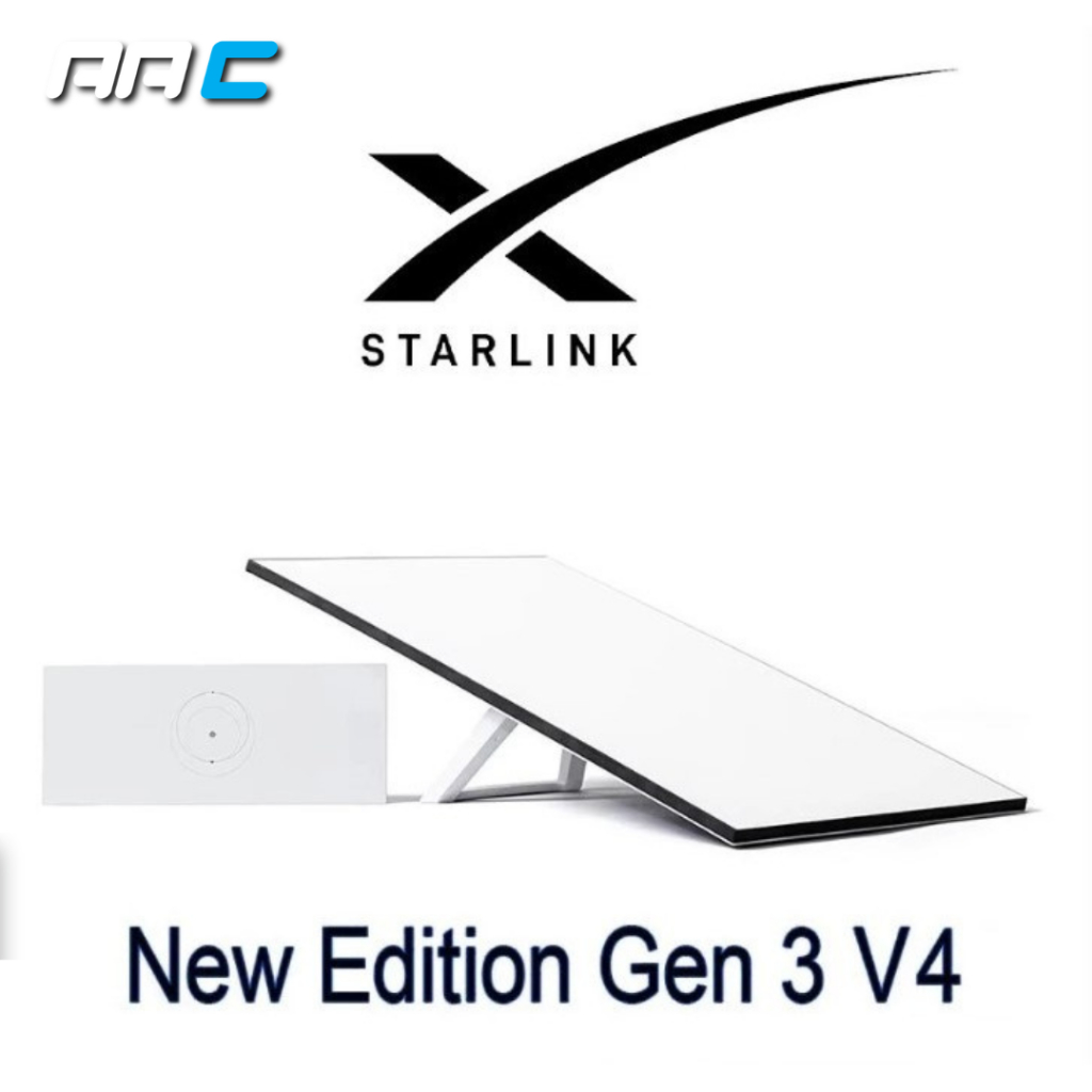 Jual STARLINK V4 GEN 3 STANDARD FLAT SATELITE KIT ANTENA WI-FI 6 ROUTER ...