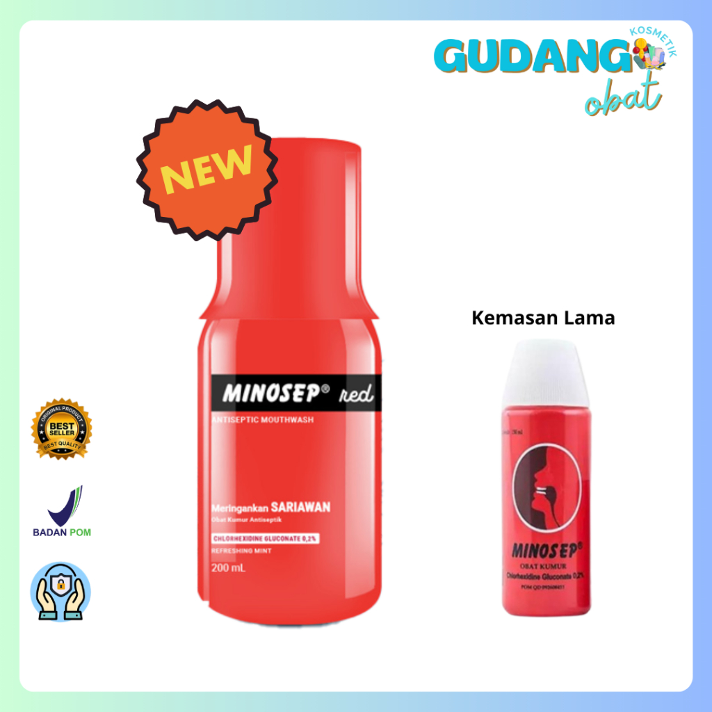 Jual minosep red 200 ml - Obat Kumur | Shopee Indonesia