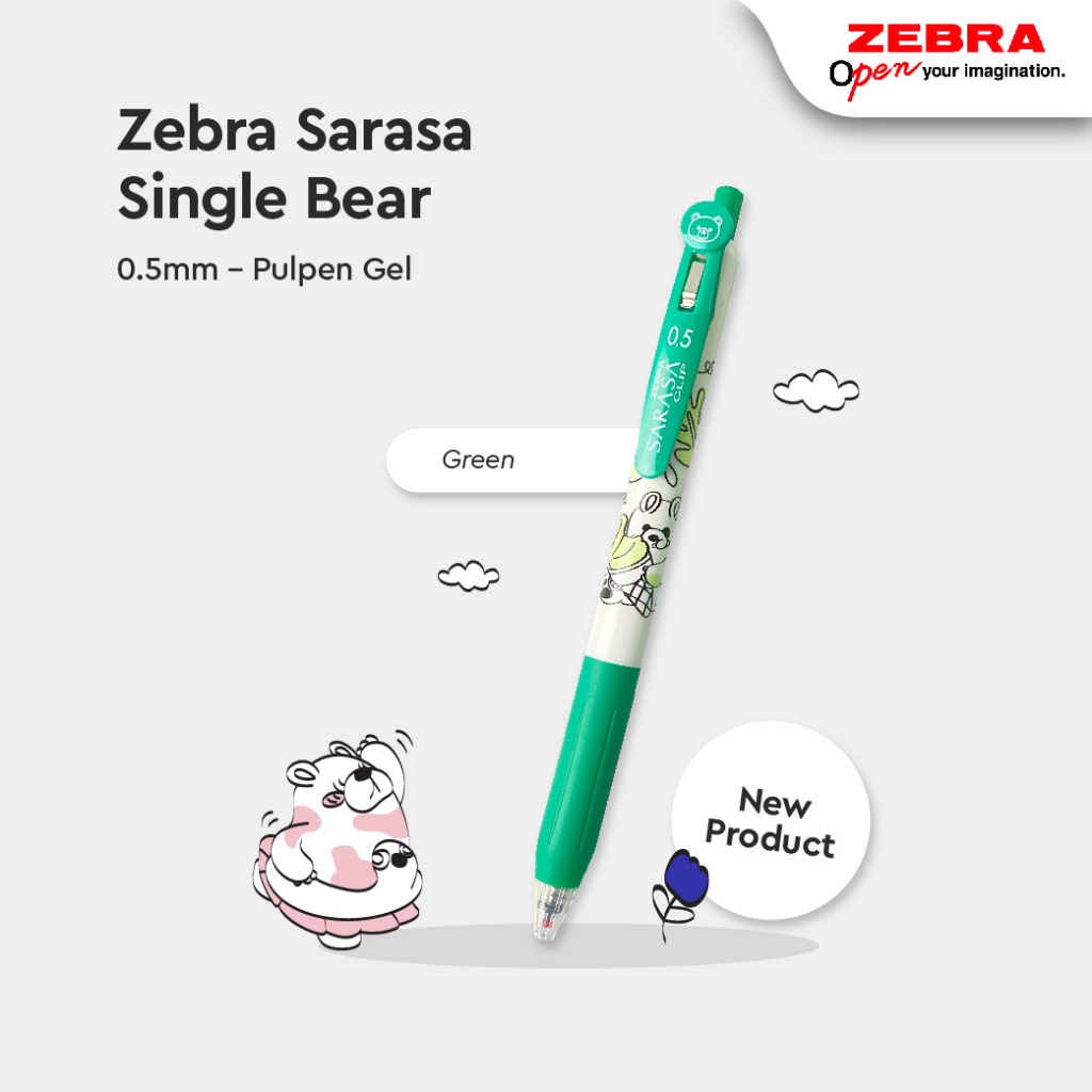 Jual Asaba Stationery - Zebra Pen/Pulpen/Bulpen Gel Alat Tulis Sarasa ...