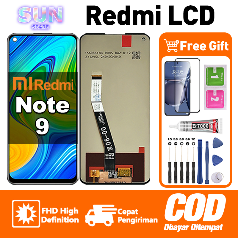 Jual LCD Redmi NOTE 9 Original FREE GIFT Asli Ori hp Touchscreen FHD ...
