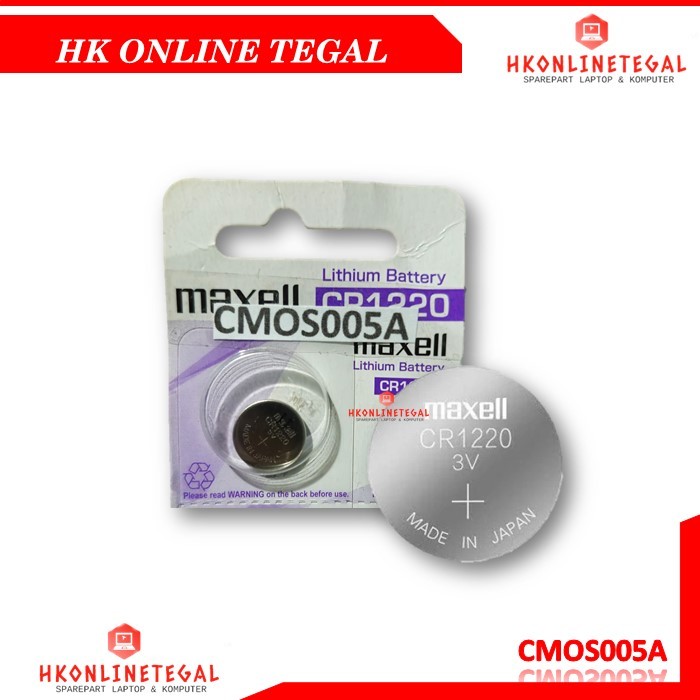 Jual Baterai CMOS Maxell CR1220 Originalc - CMOS CR1220 | Shopee Indonesia