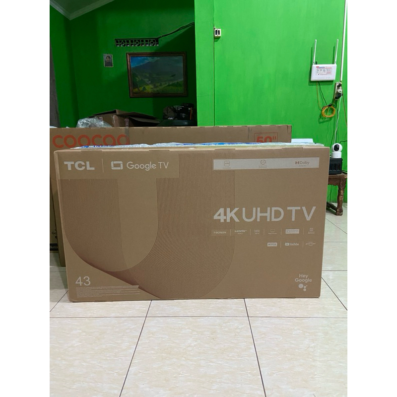 Jual TCL 43 Inch Smart 4K UHD Google TV - T-Screen - Dolby Audio - HDR10 - AiPQ Processor ...