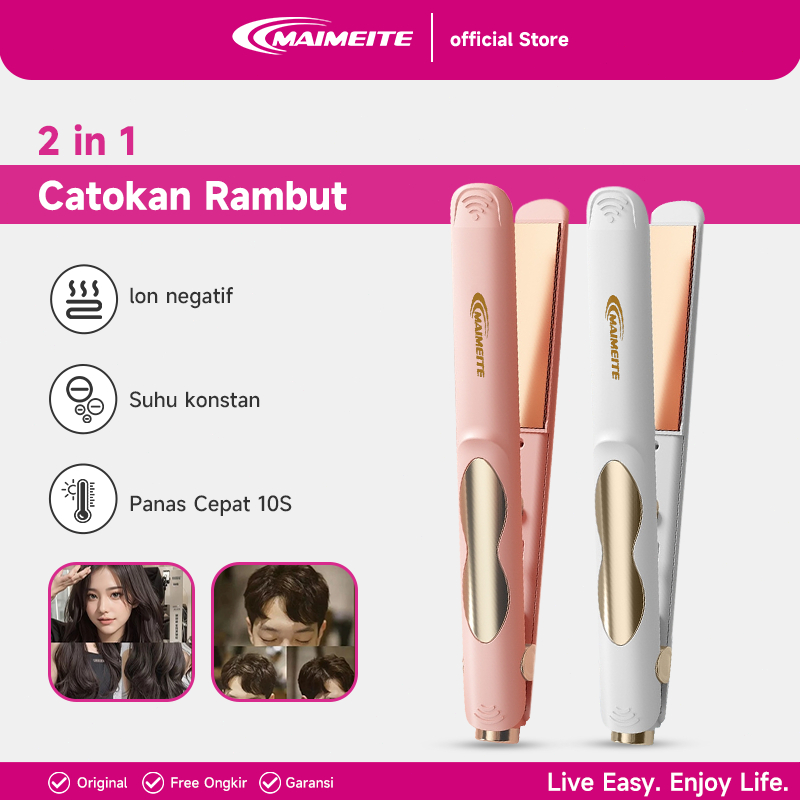 Jual MAIMEITE Hair Straightener 2 in 1 Catokan Rambut Ceramic 22MM ...