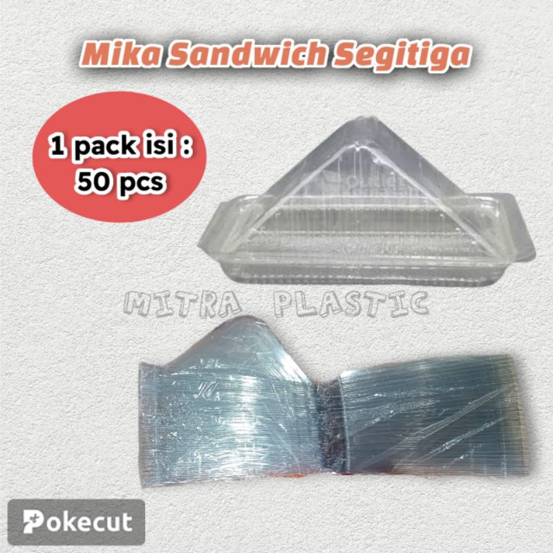 Jual Mika Sandwich Segitiga Isi 50 pcs | Shopee Indonesia