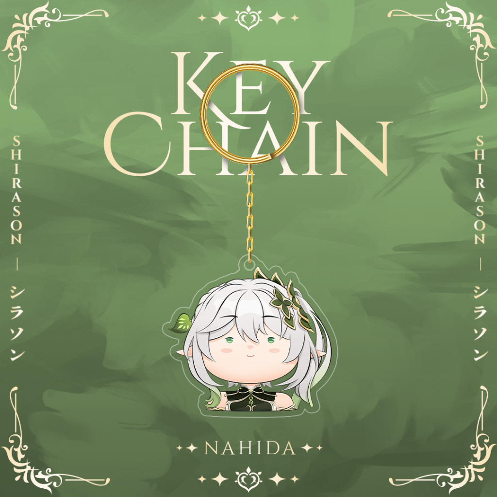 Jual Genshin Impact - Nahida Key Chain | Gantungan Kunci (art by ...