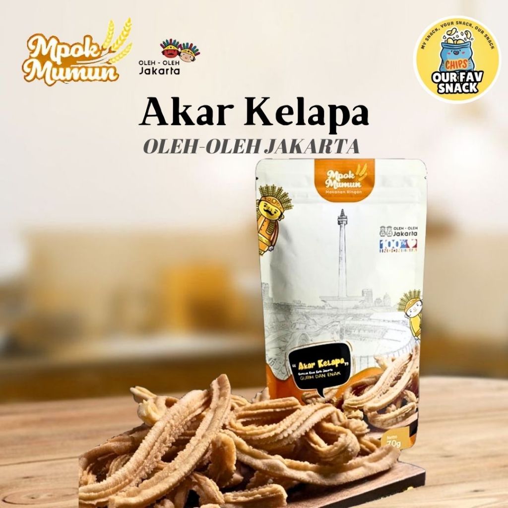 Jual Akar Kelapa Khas Betawi Mpok Mumun Oleh Oleh Betawi Oleh Oleh ...