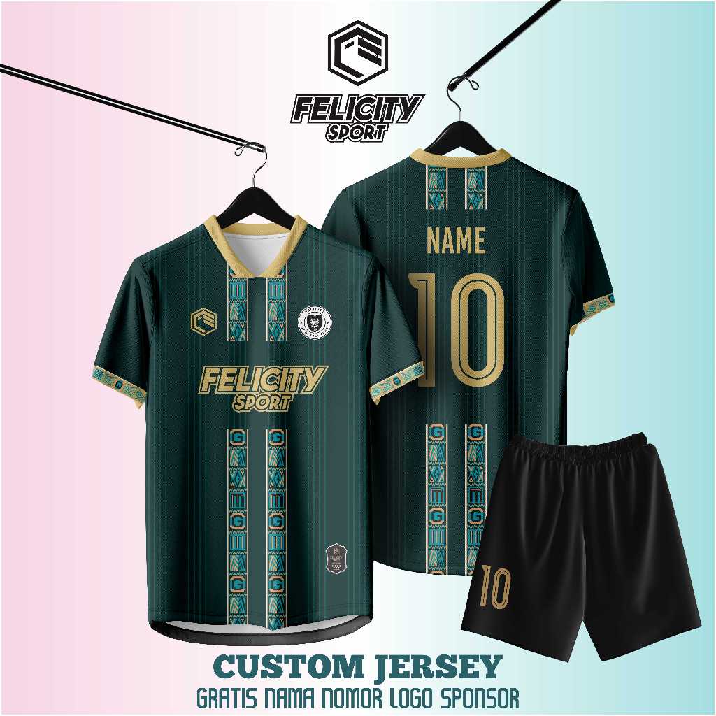 Jual felicity sport - jersey full printing - CUSTOM NAMA NOMOR LOGO ...