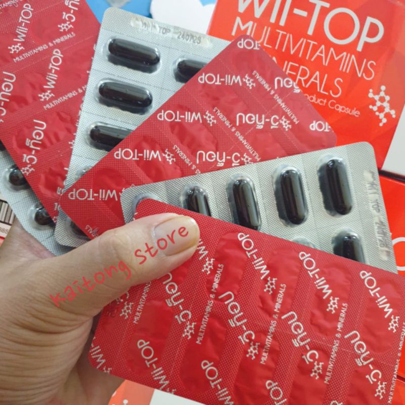 Jual WII-TOP 10butir vitamin doping wiitop witop spt vitop obat tenaga ...