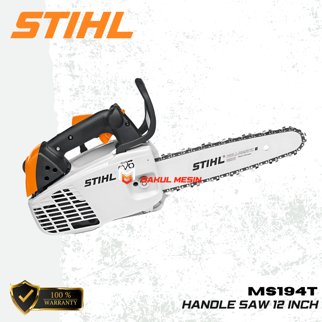 Jual STIHL MS194T Chainsaw Top Handle Saw 12 Inch Mesin Potong Kayu MS ...