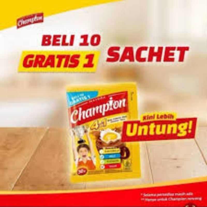 Jual MAYORA CHAMPION KEMASAN BARU BELI 10 SACHET GRATIS 1 SACHET ...