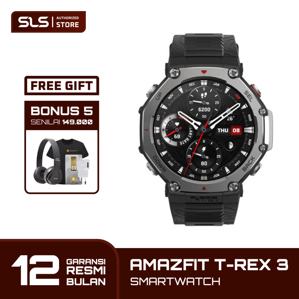 Jual Amazfit T-Rex 3 Smartwatch Millitary Grade - Garansi Resmi | Shopee Indonesia