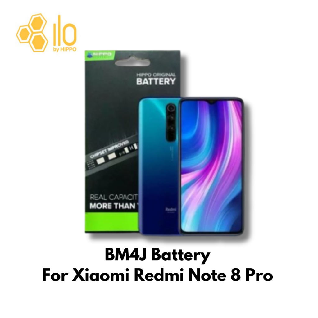 Jual Hippo Baterai Baterry 100% ORI Baterai Xiaomi Redmi Note 8 Pro ...