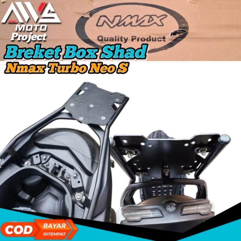 Jual Bracket Box shad AWS Nmax Turbo/Neo Breket Box Yamaha Nmax Terbaru ...