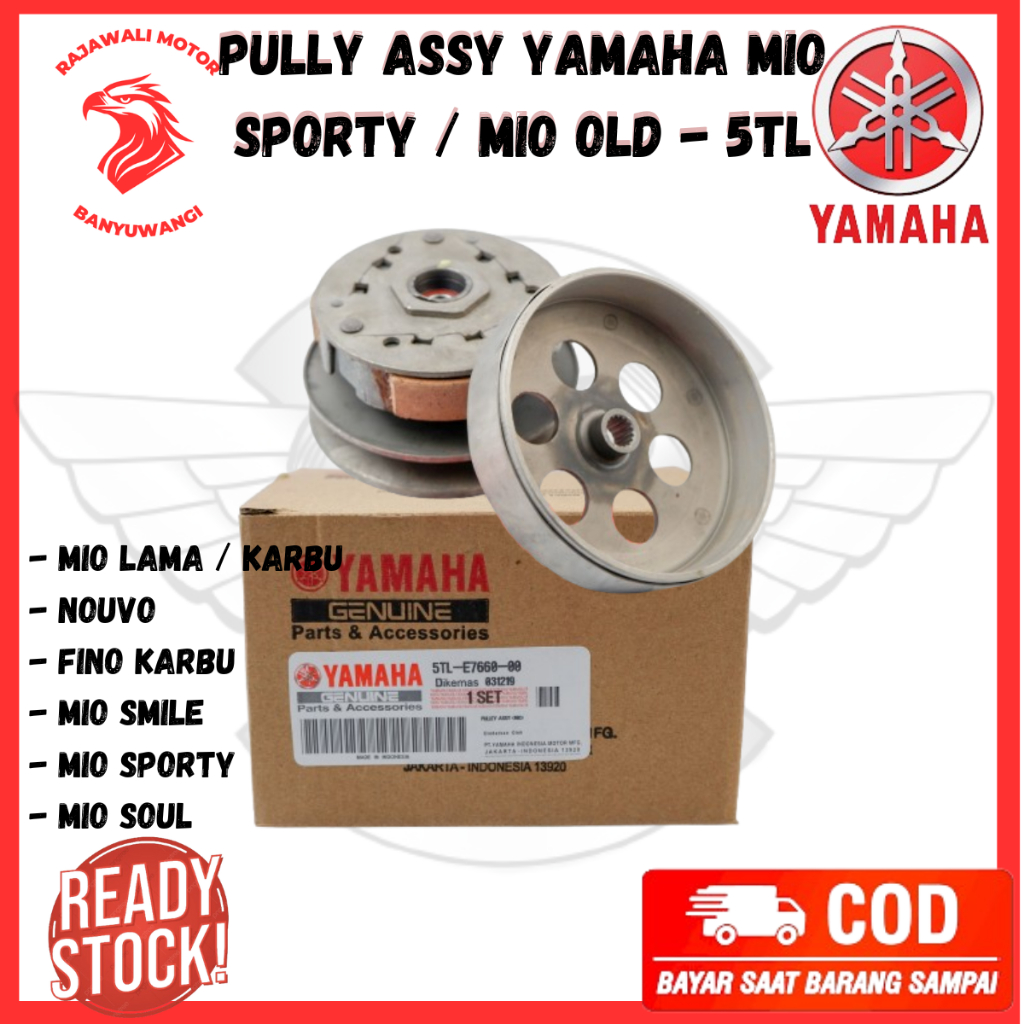 Jual Pully Belakang Yamah Mio Sporty Ori - Puli Mio Sporty - Puli Set Mio Smile - Pulley Mio ...