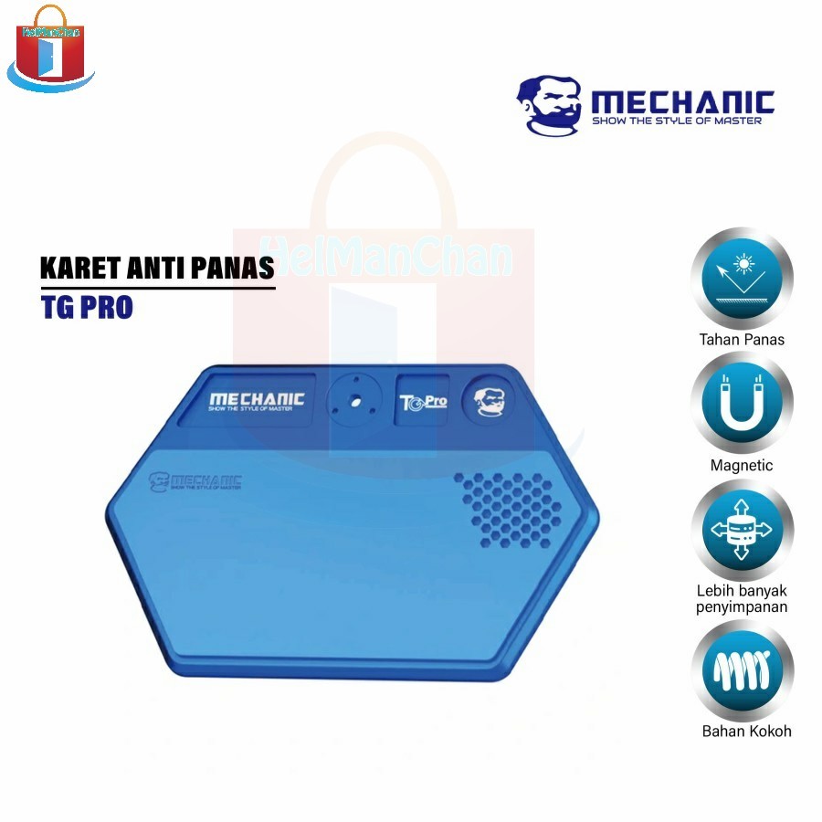 Jual Mechanic TG PRO Table Pad Microscope Karet Anti Panas Aluminium ...