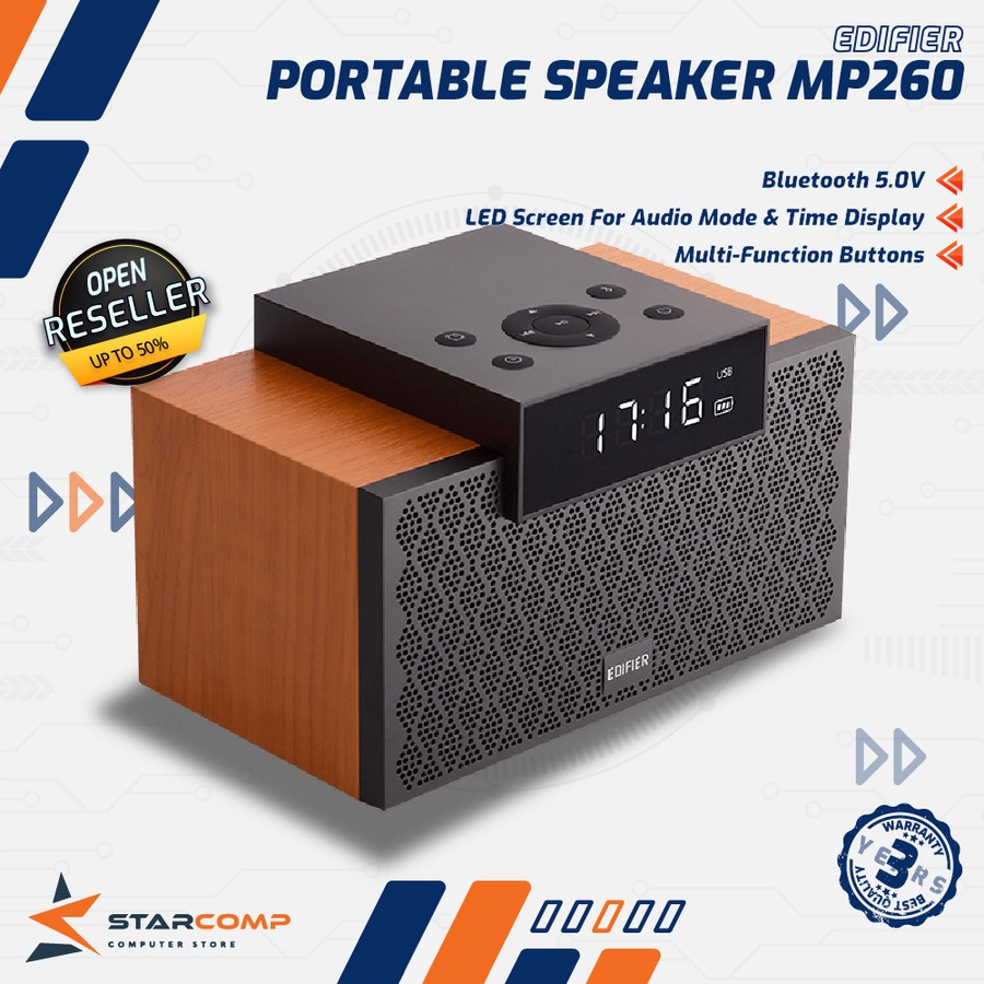 Jual EDIFIER MP260 Multifunctional Integrated 2.1 Channel Bluetooth ...