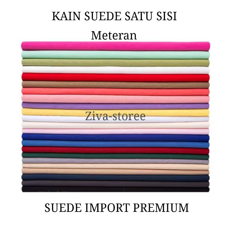 Jual KAIN SUEDE METERAN/SUEDE SATU SISI/KAIN SUEDE PREMIUM IMPORT ...