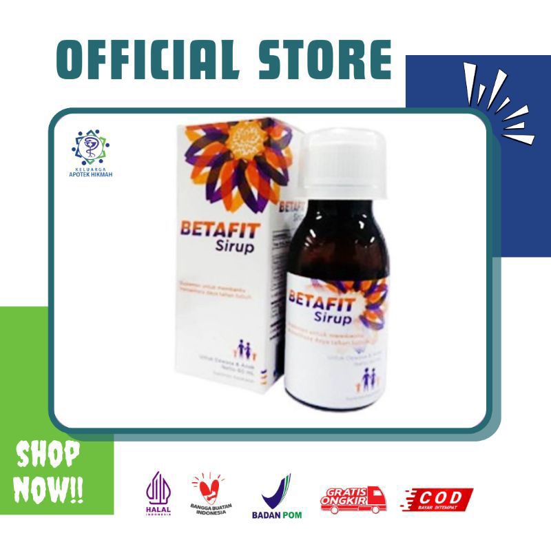Jual Betafit Syrup Suplemen Kesehatan Pemulihan dan Multivitamin Daya ...