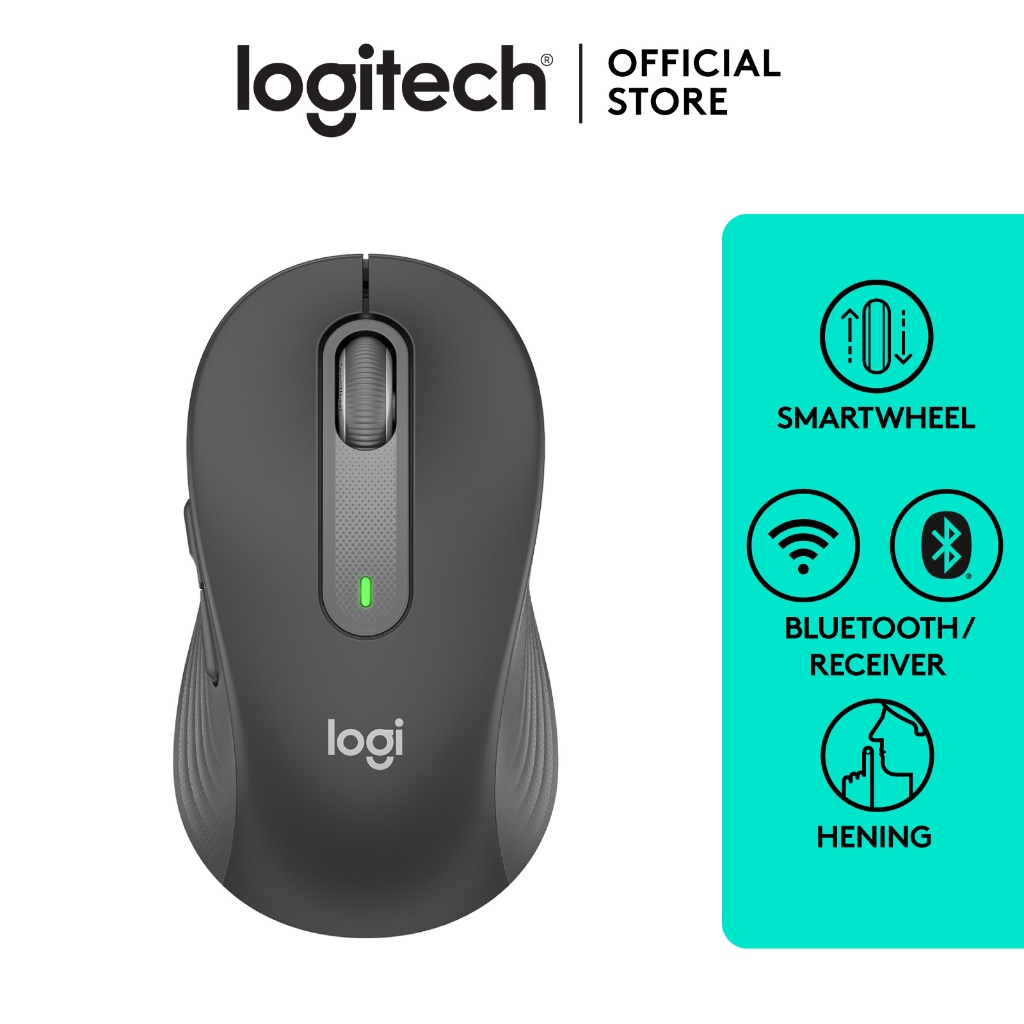 Jual Logitech Signature M650 L Wireless Bluetooth Silent Mouse ...