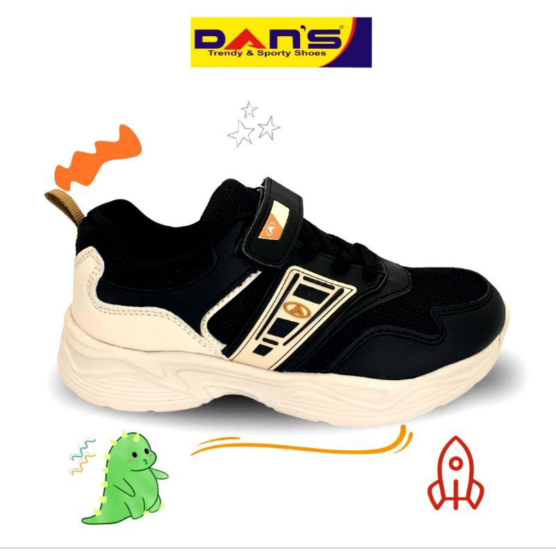 Jual Sepatu Dans Original Belton Sepatu Sneakers Anak Laki-Laki - Black ...