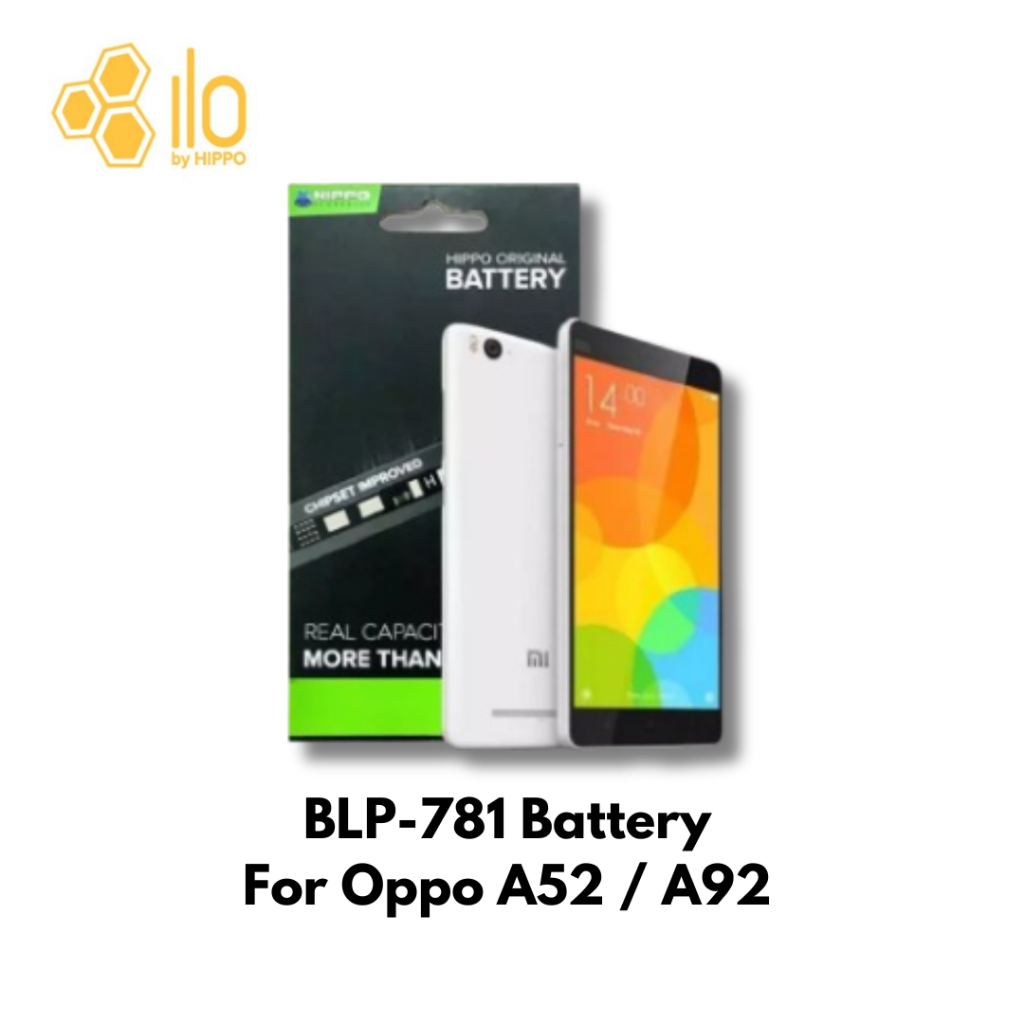 Jual Hippo Baterai OPPO A92/A52 (BLP781) 5000mAh Battery Batere Batrai ...