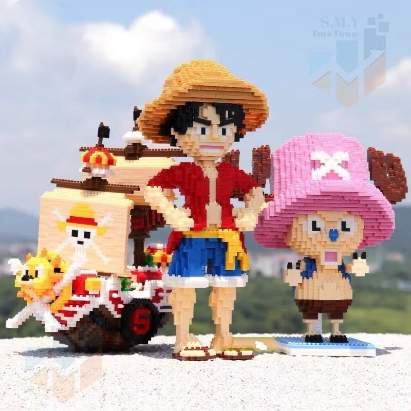 Jual TSC Nano Blocks ONE PIECE LUFFY STRAWHATS 3D Model, Mainan Blok ...