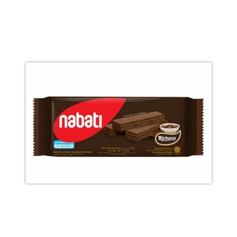 Jual Nabati Richoco Wafer Chocolate 122 gr Biskuit Cemilan | Shopee Indonesia