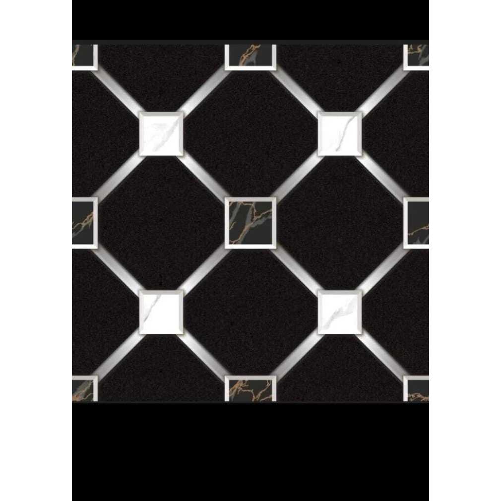 Jual KERAMIK LANTAI MATT HITAM MOTIF MINIMALIS | UNO MICHELLIN BLACK ...