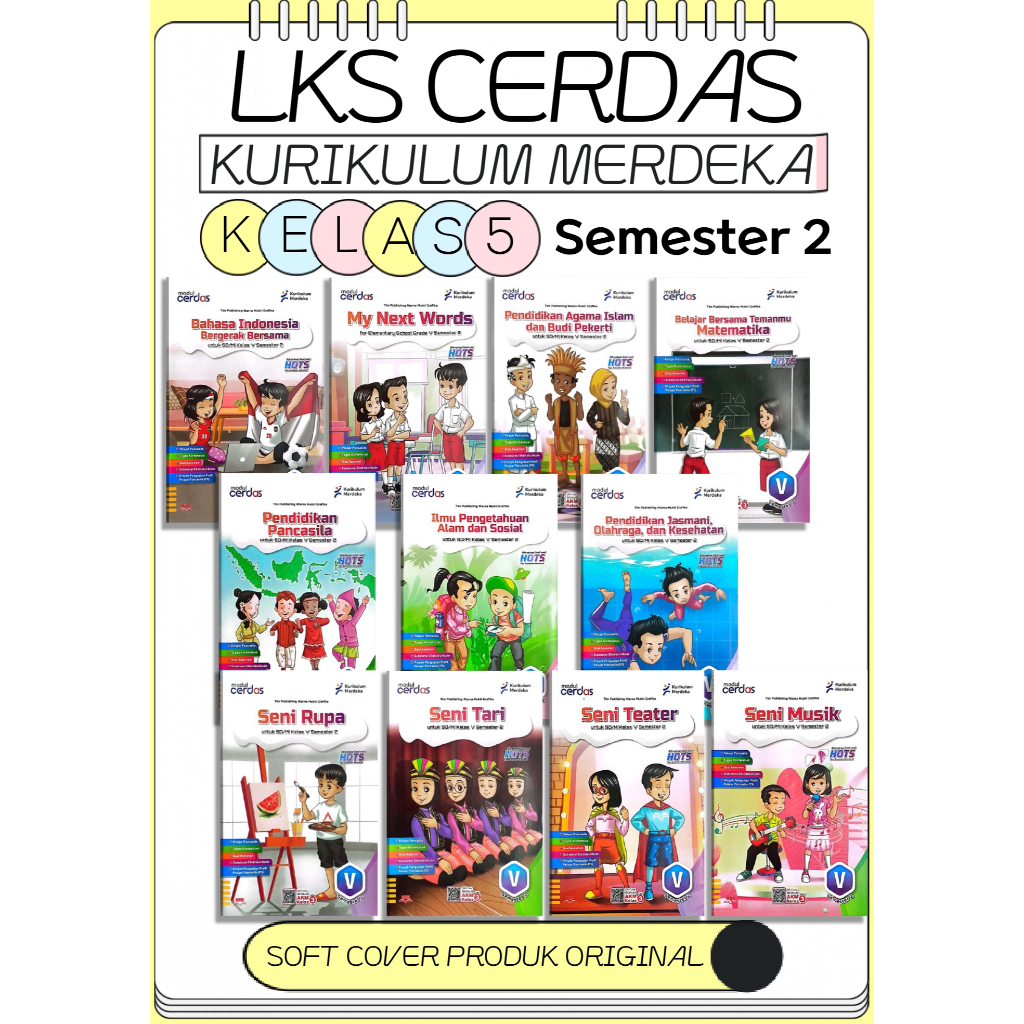 Jual LKS Cerdas kelas 5 SD semester 2 Kurikulum merdeka(PT Warna Mukti Grafika) (2024) | Shopee ...