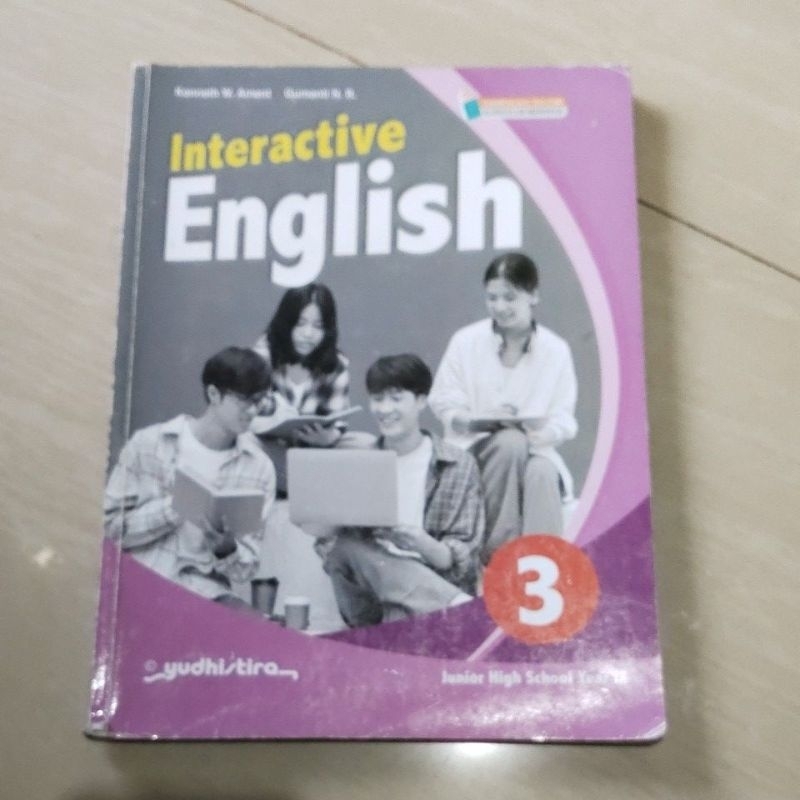Jual BUKU ORI INTERACTIVE ENGLISH KELAS 3 SMP PENERBIT YUDHISTIRA KURIKULUM MERDEKA | Shopee ...