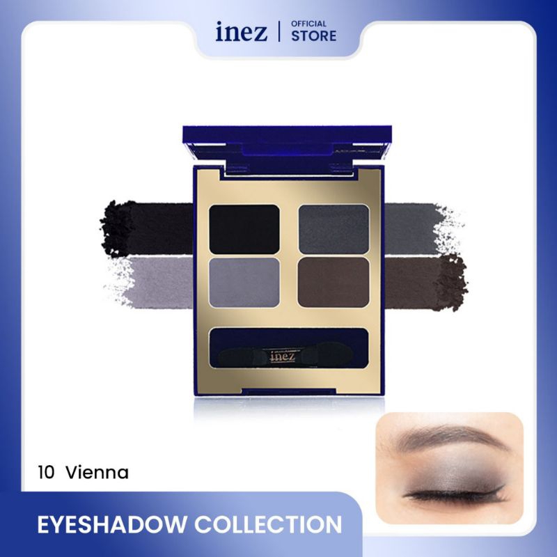 Jual Inez eyeshadow seri gotik/hitam/grey | Shopee Indonesia