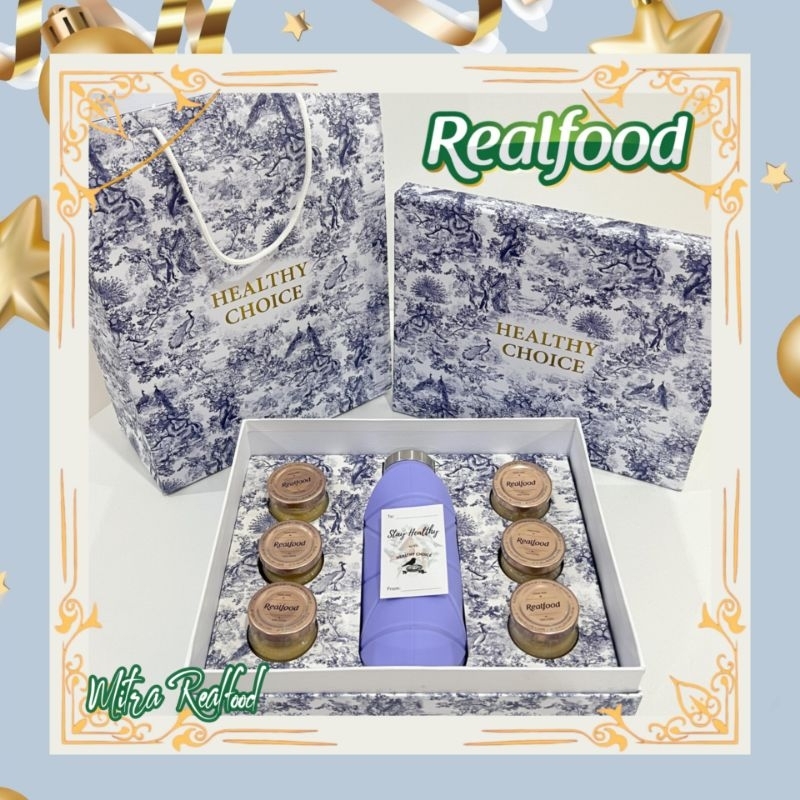 Jual Realfood Momiku Hampers Imlek Chinese New Year ( 6 Jar Box Biru ...