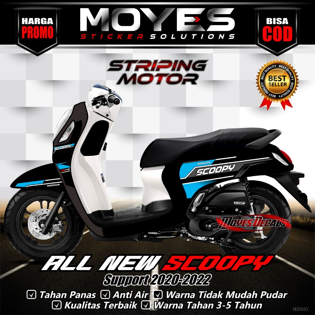 Jual Striping Scoopy New - Decal Scoopy New - Stiker Scoopy New - Decal ...
