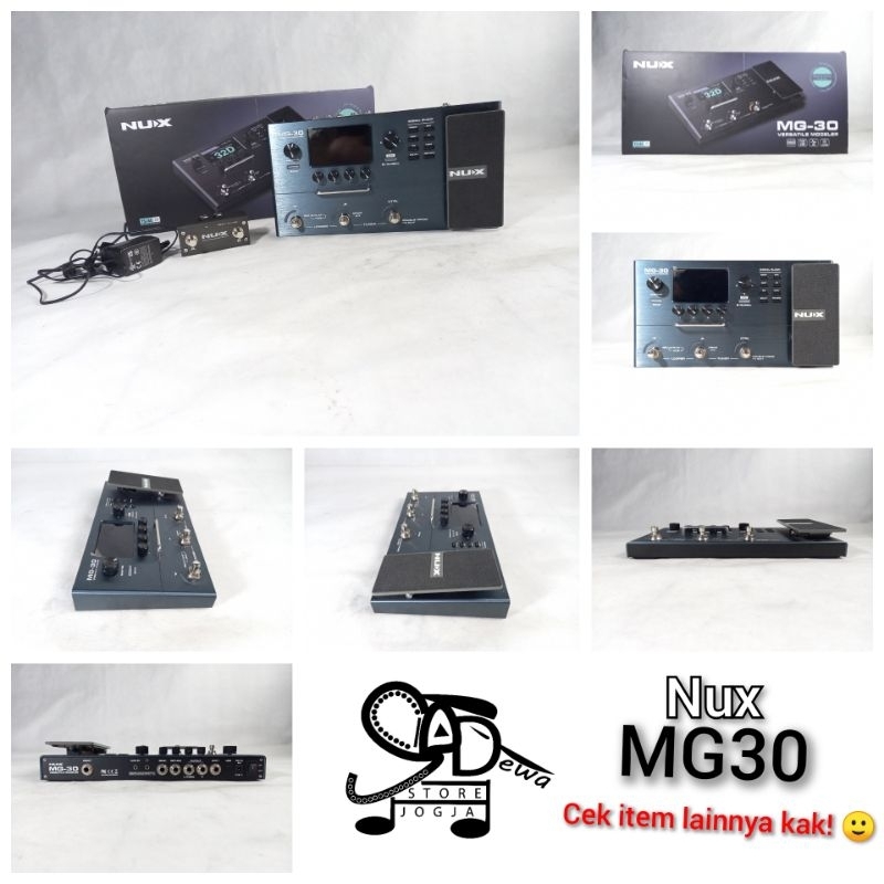Jual NUX MG30 EFEK MULTIEFEK DIGITAL MULTIEFX MG 30 GITAR EFX PEDAL | Shopee Indonesia