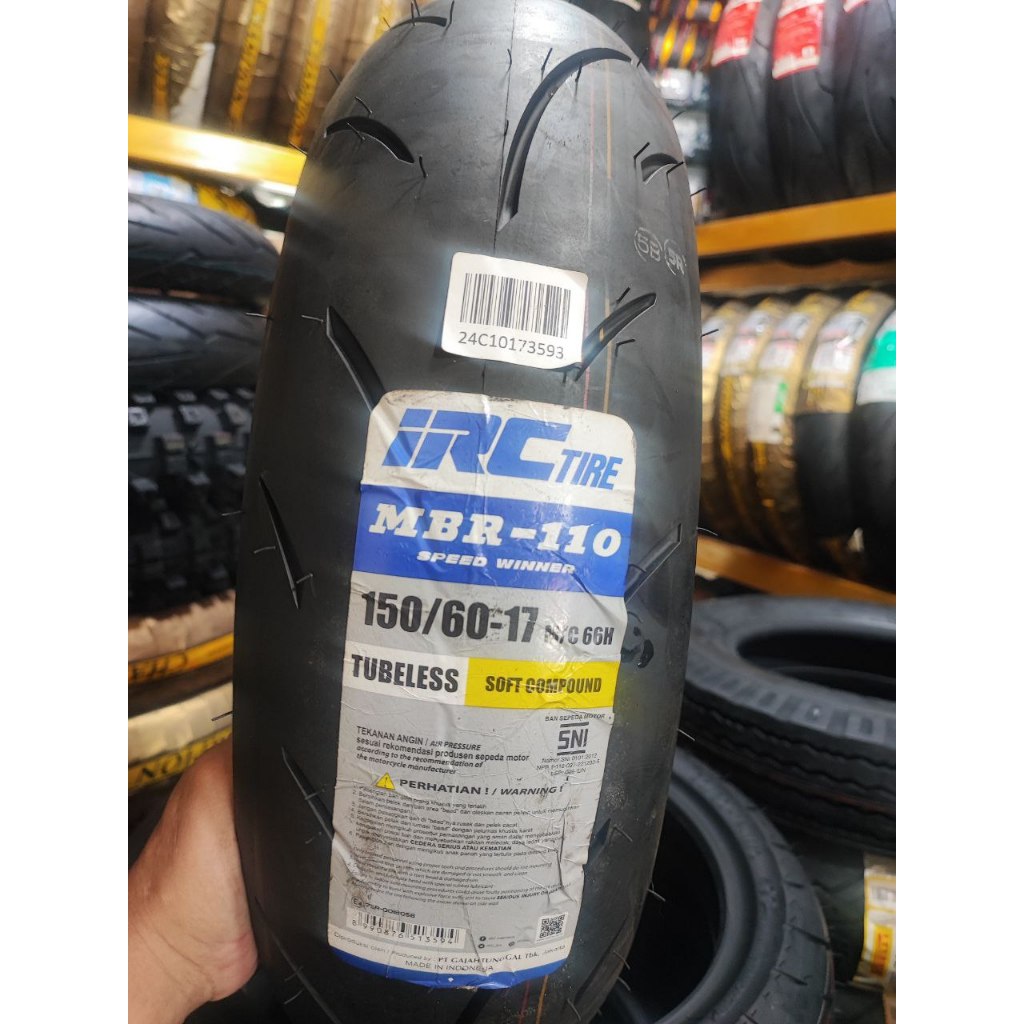 Jual [READY COD] BAN IRC 150/60-17 EXATO, MBR 110 150/70-17 RX02R, 160/ ...