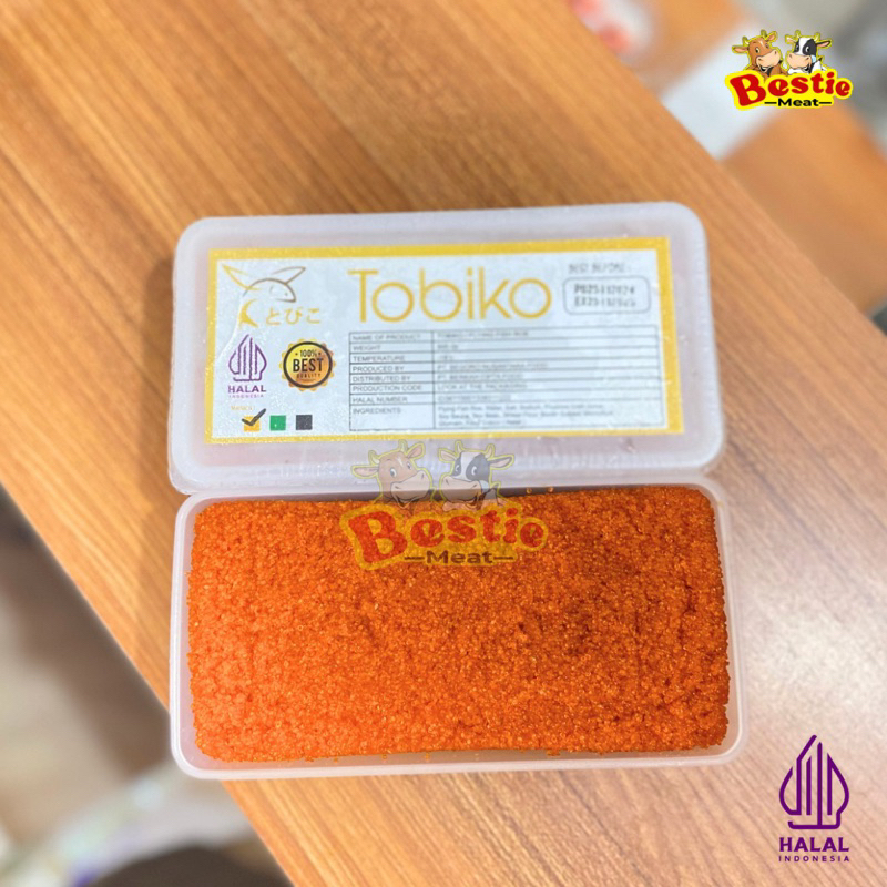 Jual Tobiko Orange - Flying Fish Roe Premium Grade A dan B 500g ...