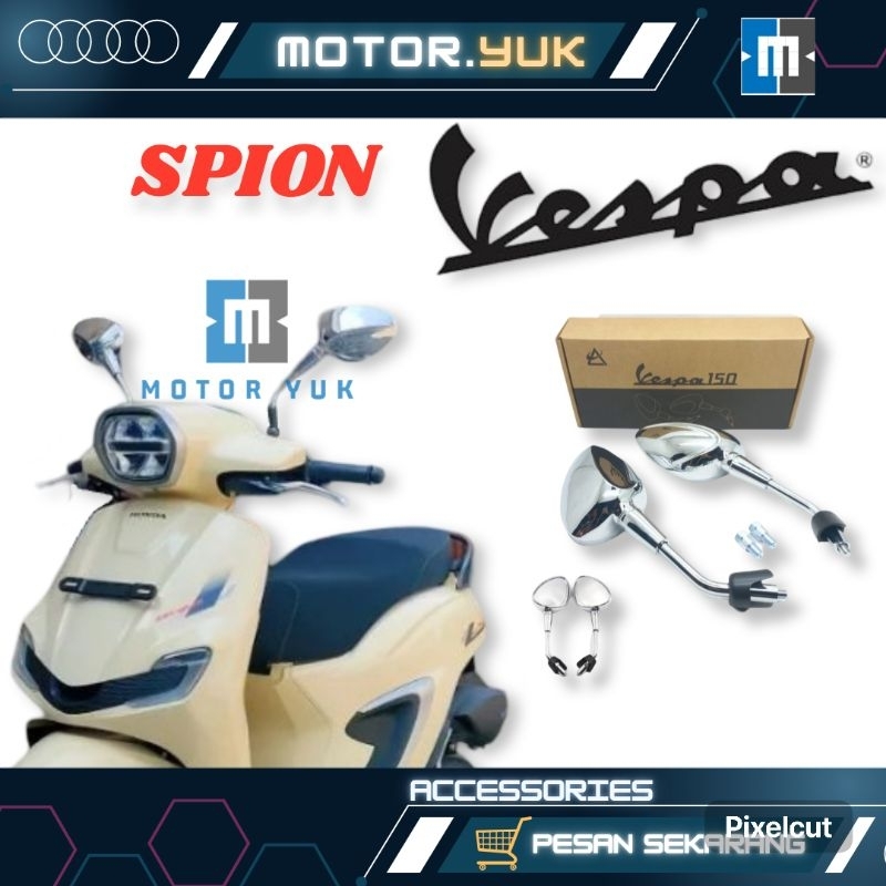 Jual Spion Model VESPA 150 PRIMAVERA GRAND FILANO STYLO FAZZIO SCOOPY ...