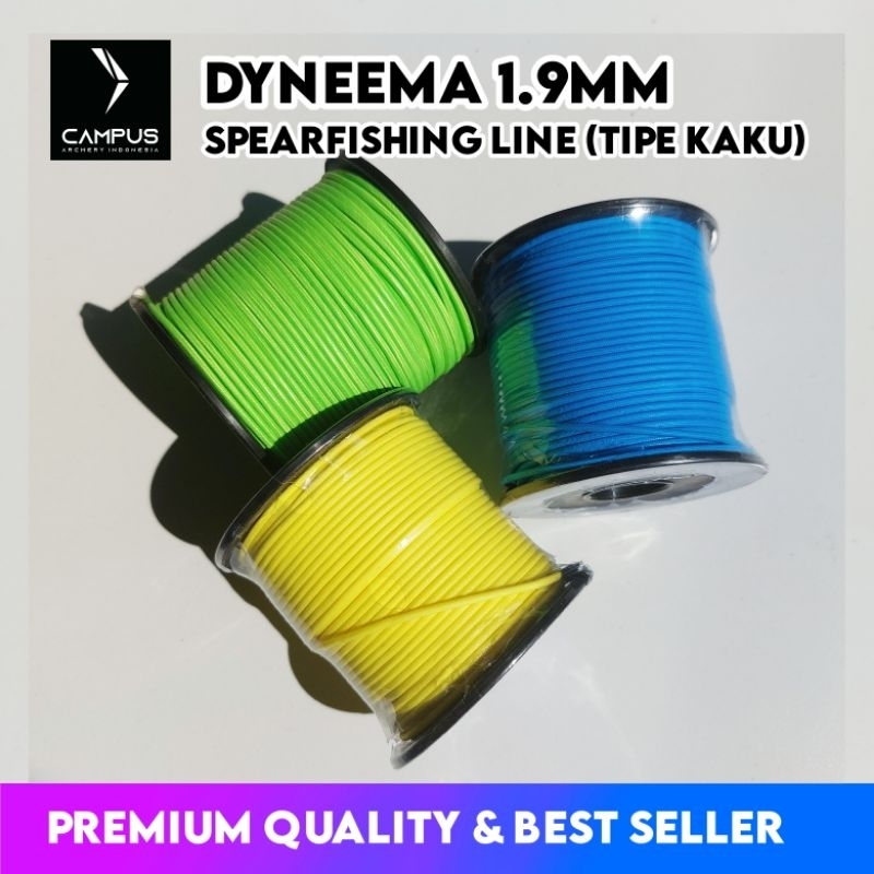 Jual Tali Dyneema Spectra 1.9mm Tipe Kaku Spearfishing Line - Permeter ...