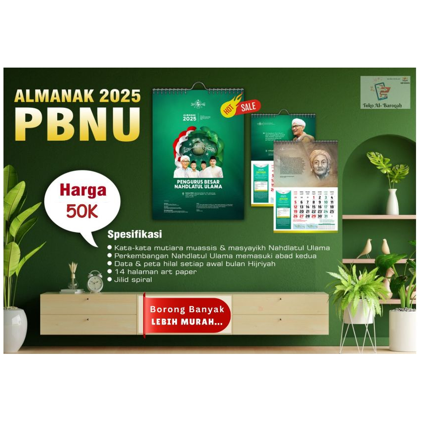 Jual Kalender Almanak PBNU 2025 | Shopee Indonesia