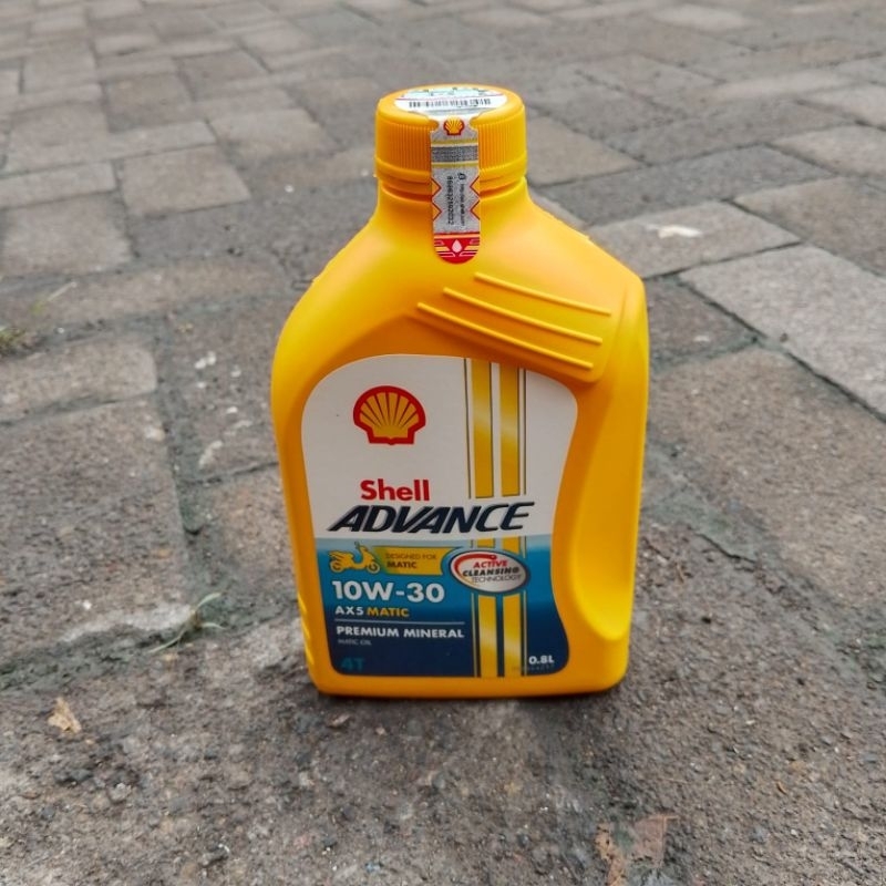 Jual SHELL AX5 10w30 MATIC 800ml shell advance kuning | Shopee Indonesia