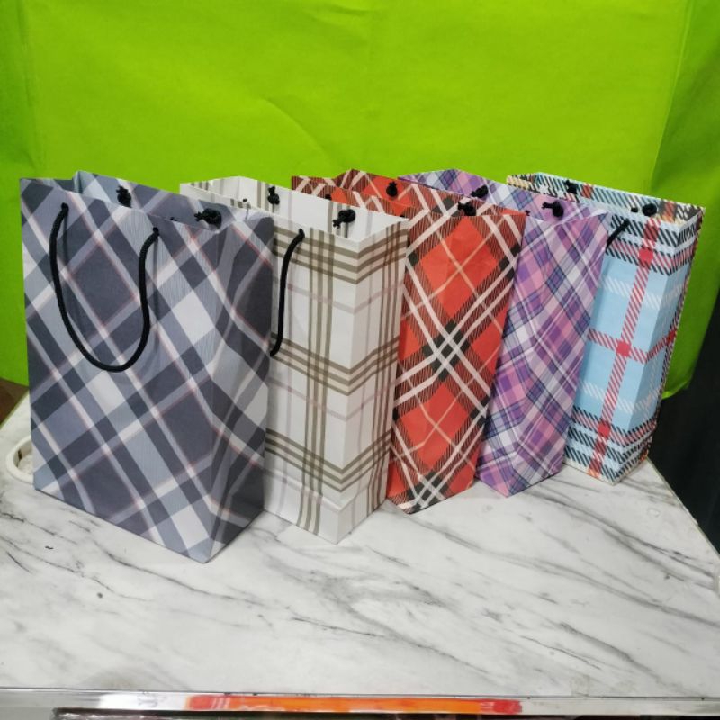 Jual (10 pcs) PAPER BAG MOTIF,tas kertas, paperbag,tas souvenir,totebag ...