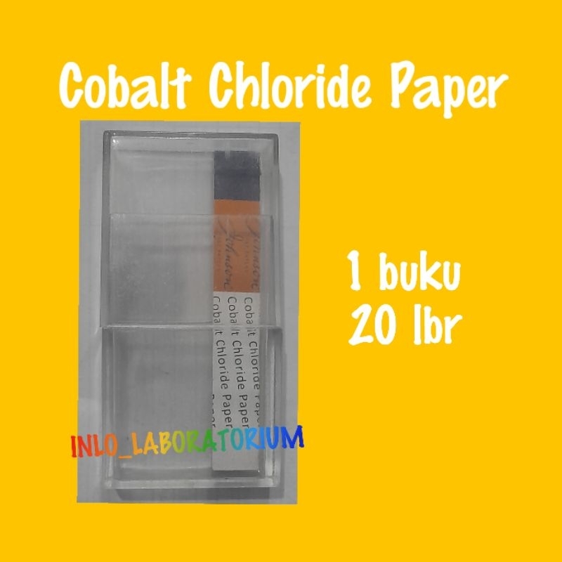 Jual Kertas Cobalt Chloride Merk Johnson 1 pack 20 lembar | Shopee ...