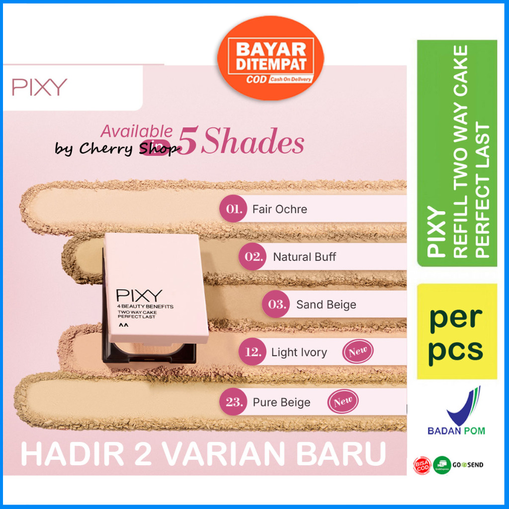 Jual [TOTAL 5 VARIAN ORI 100% TWC] PIXY Perfect Last Two Way Cake TWC ...