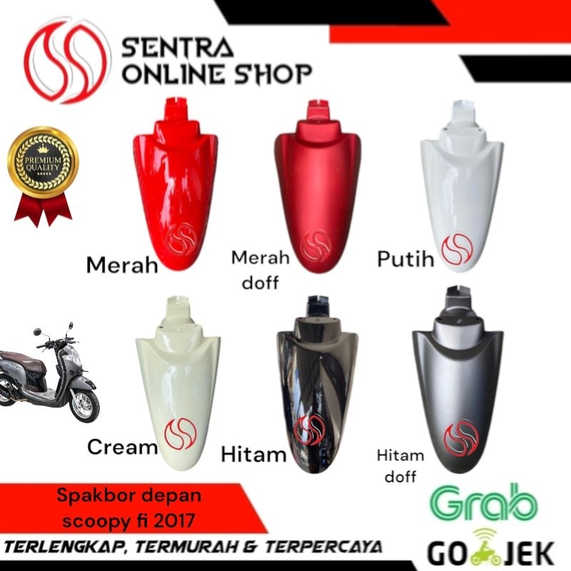 Jual Spakbor slebor depan Scoopy fi injeksi 2017 2018 2019 2020 donat ...