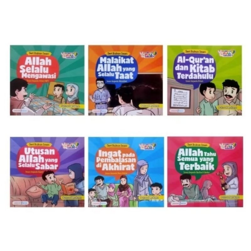 Jual BUKU CERITA SERI RUKUN IMAN BILINGUAL FULL COLOR (LINGKAR MEDIA ...