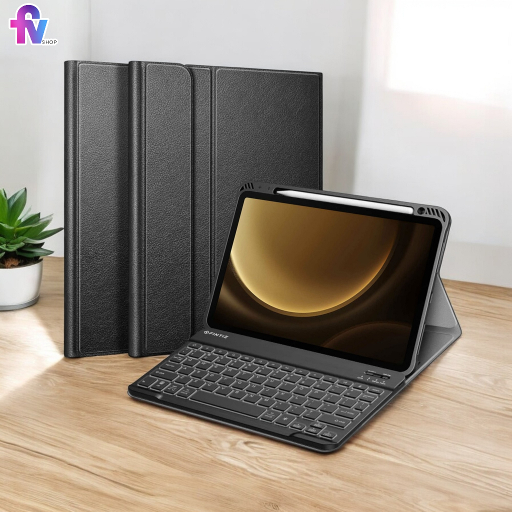 Jual Flip Cover Keyboard Case Leather Kulit Wireless Magnetic Keyboard ...