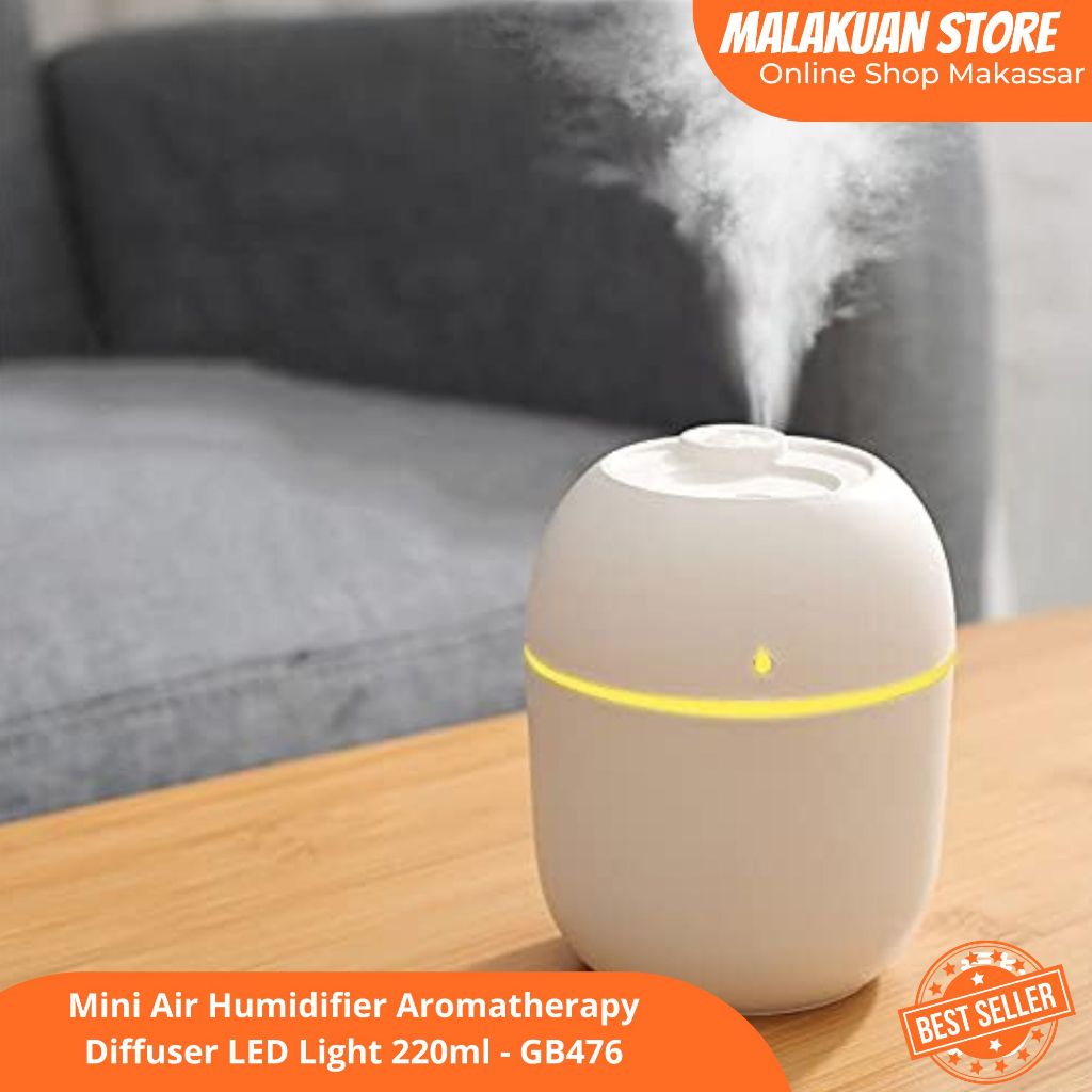 Jual Mini Air Humidifier Aromatherapy Diffuser LED Light 220ml ...