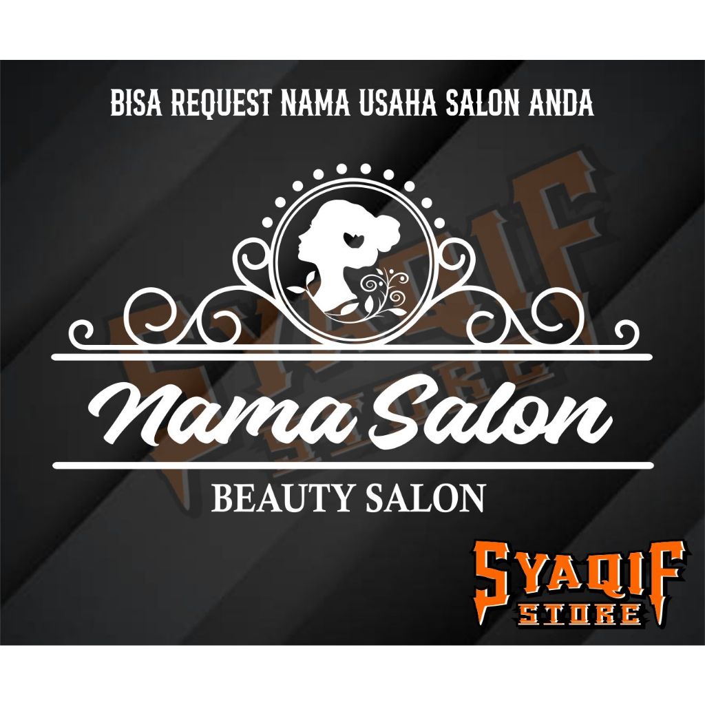 Jual STICKER SALON BISA DITEMPEL DIKACA ATAU TEMBOK ATAU MEDIA LAINNYA ...