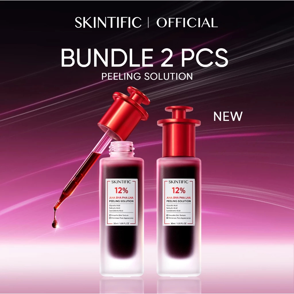 Jual SKINTIFIC - 12 % AHA BHA PHA LHA Peeling Solution | Shopee Indonesia